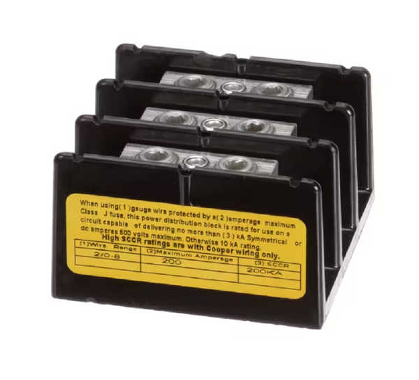Wilbur Curtis 16204-3 Terminal Block, 3 Pole, 175A, 600V, fits for OMG - AIOsupplyworld.com