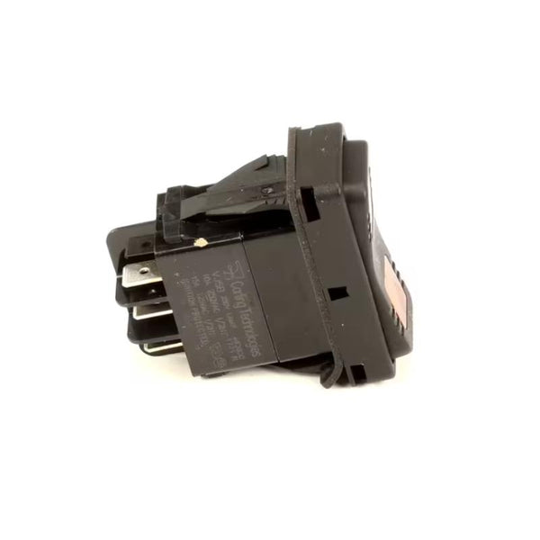 Crown Steam VJ5B Carling Switch Rocker DPDT, Lighted, Replaces 4-SA51D - AIOsupplyworld.com