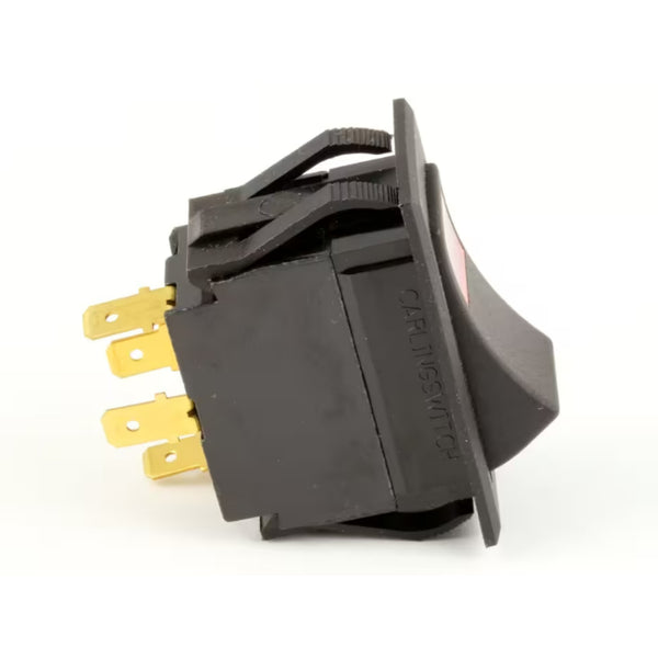 Bunn 1248-R Rocker Switch SPST Lighted Red 250V for TB3Q-LP Model - AIOsupplyworld.com