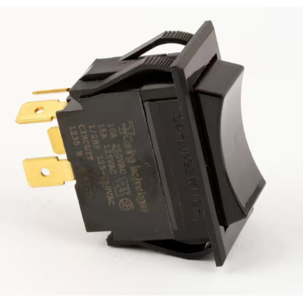 Groen 1235-R Rocker Switch DPST Lighted Green - AIOsupplyworld.com