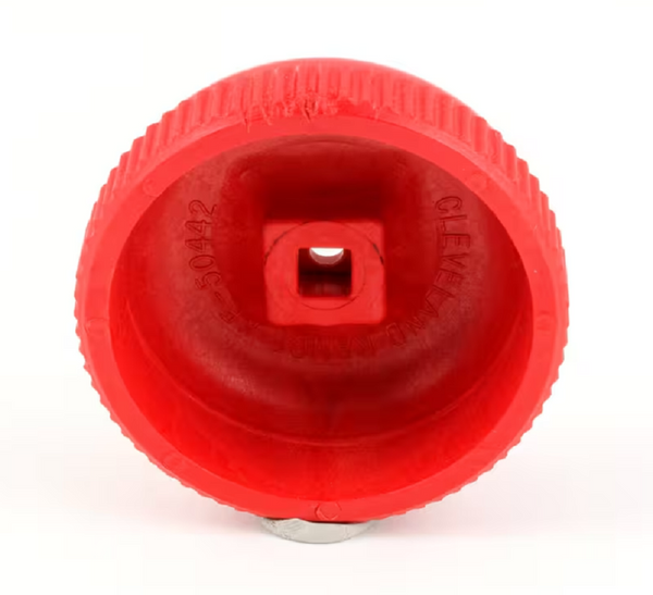 Cleveland 50422 Knob Assembly, Red, Steam Inlet, Fits 42CKDM,42CKEM,42 ...