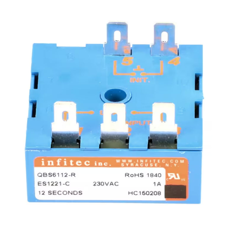 Electro Freeze QBS6112-R Timer 12 Second Delay On Brake 230VAC OEM ...