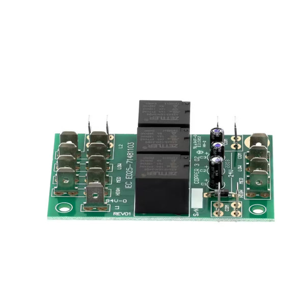 IEC E025-71481103 RELAY BOARD SPST X 3 24V 10A OEM fits CBF02A6/CBF03A ...