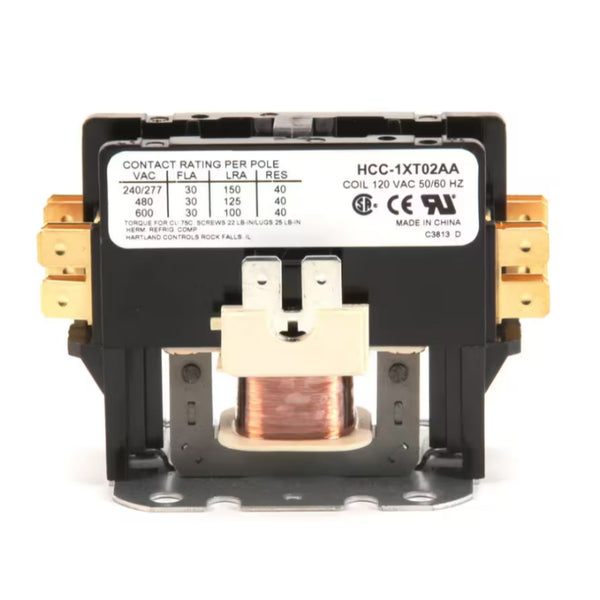 Fagor Commercial HCC-1XT02AA Contactor/Relay 1 Pole with Shunt 120V 50 ...