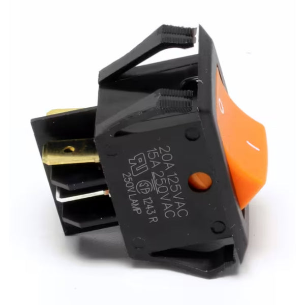 Duke 1243-R Rocker Switch Lighted DPST 16A - AIOsupplyworld.com