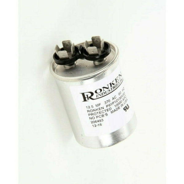 Ronken Industries P91P12136K50 Capacitor 12.5 mF 370 AC 60Hz ...