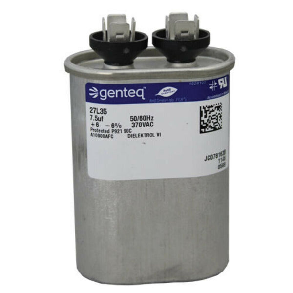 Genteq 27L35 Capacitor 7.5uF 370VAC fits Lincoln 1001, 1004, 1005, 102 ...